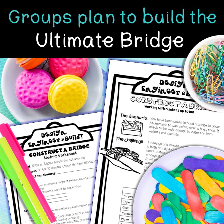 Middle School STEM Activity Bridge Build - Classful