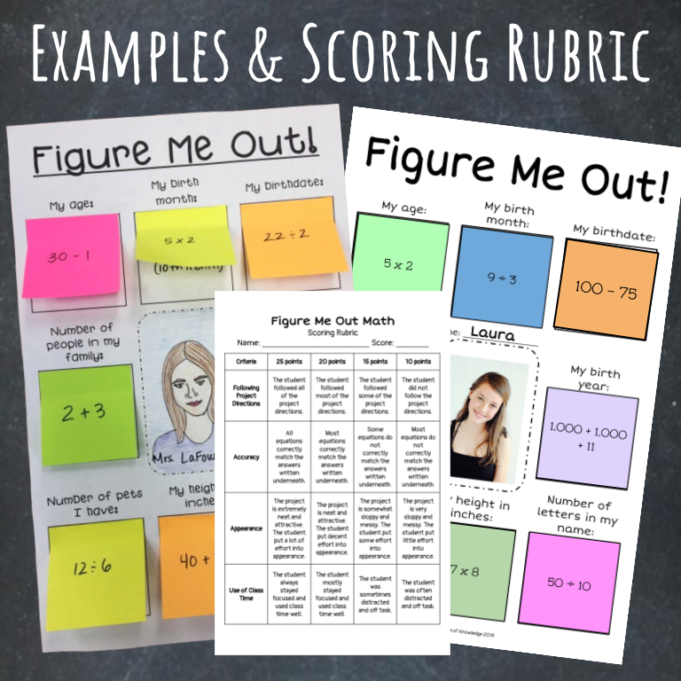 Figure Me Out Back to School Math Activity PRINT and DIGITAL - Classful