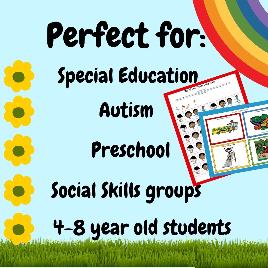 Teaching Young Children Perspective Taking- Social Skills Story and ...