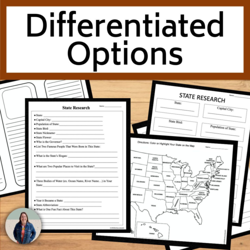 State Research Project with Differentiated Options for Social Studies ...