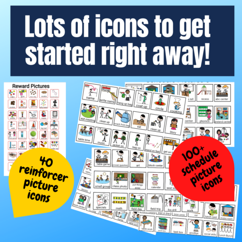 Visual Schedule Token Board - Classful