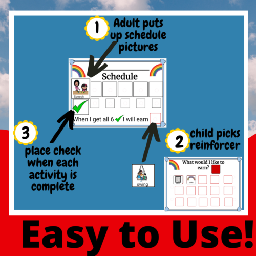 Visual Schedule Token Board - Classful