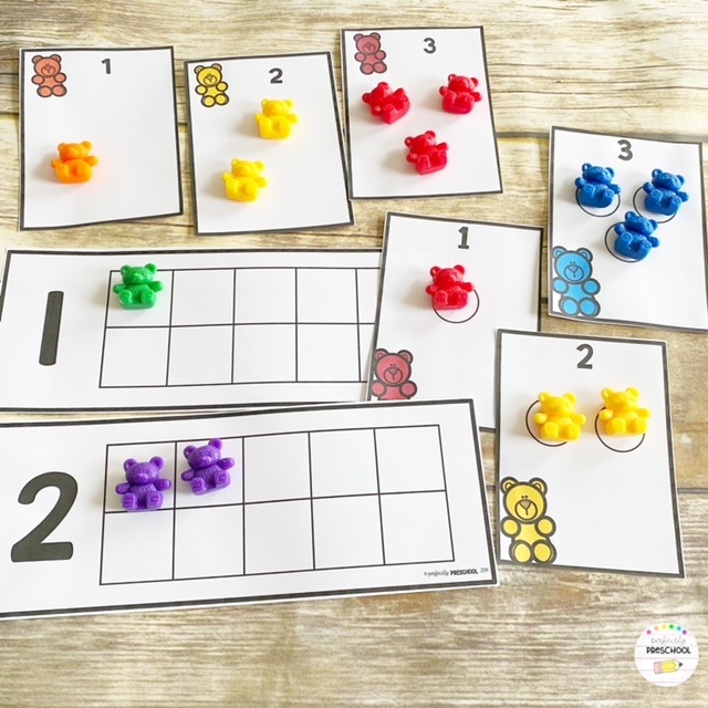 Counting Bears Activity Mats - Classful