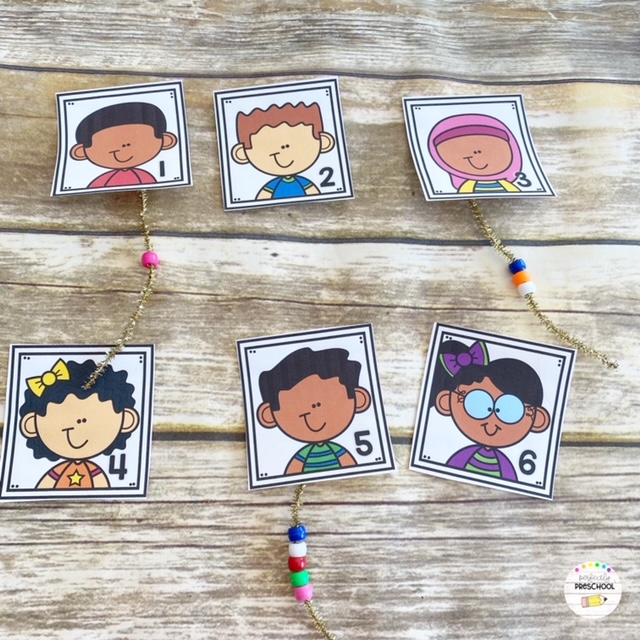 All About Me Math and Literacy Centers for Preschool, Pre-K and ...