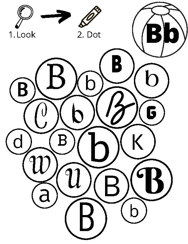 A to Z Letter Search and Find - Classful