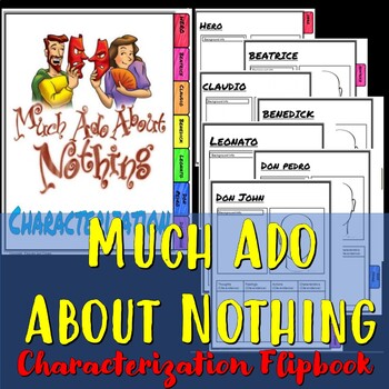 Much Ado About Nothing Characterization Flip book - Classful