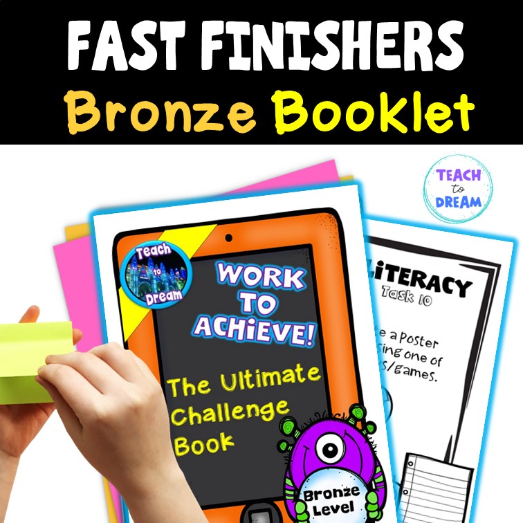 Fast Finisher Activities | Early Finisher Tasks Bronze - Classful