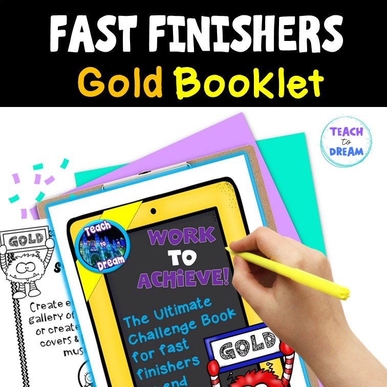 Fast Finishers Activities | Early Finisher Challenges Gold - Classful