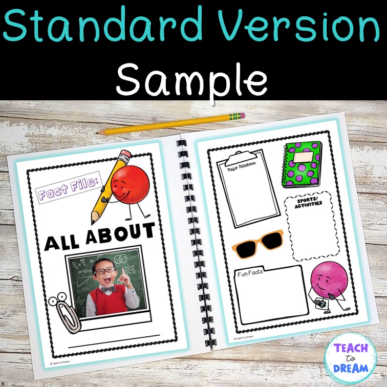 All About Me Interactive Lapbook Classroom Display - Classful