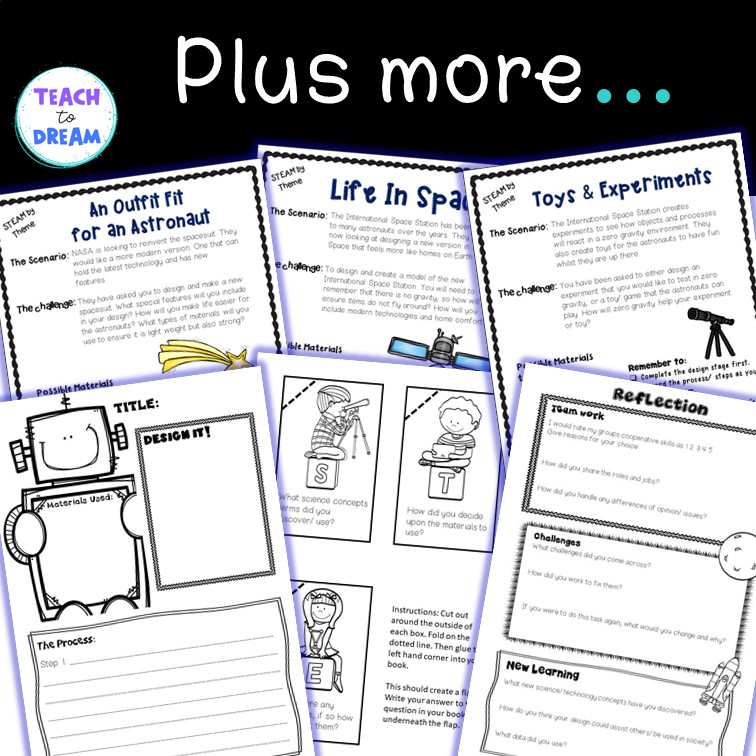 Space STEM Challenges and Activities STEAM - Classful