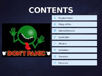 Hitchhiker's Guide to the Galaxy- Introduction PPT - Classful