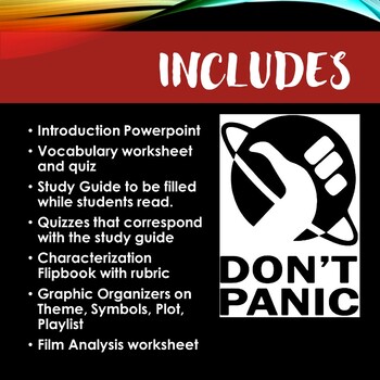 Hitchhiker's Guide to the Galaxy Teacher's Bundle - Classful