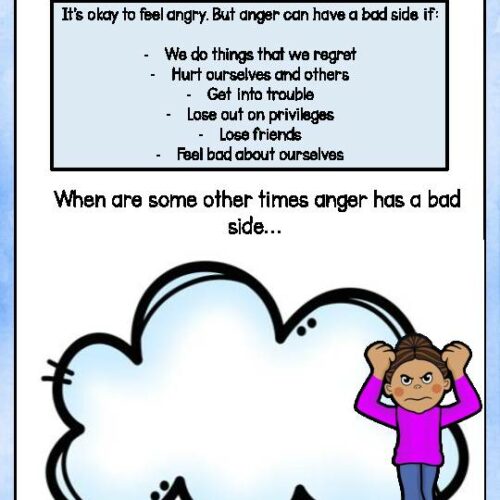 Managing My Anger Mini Lesson and Activities - Anger Management - Classful