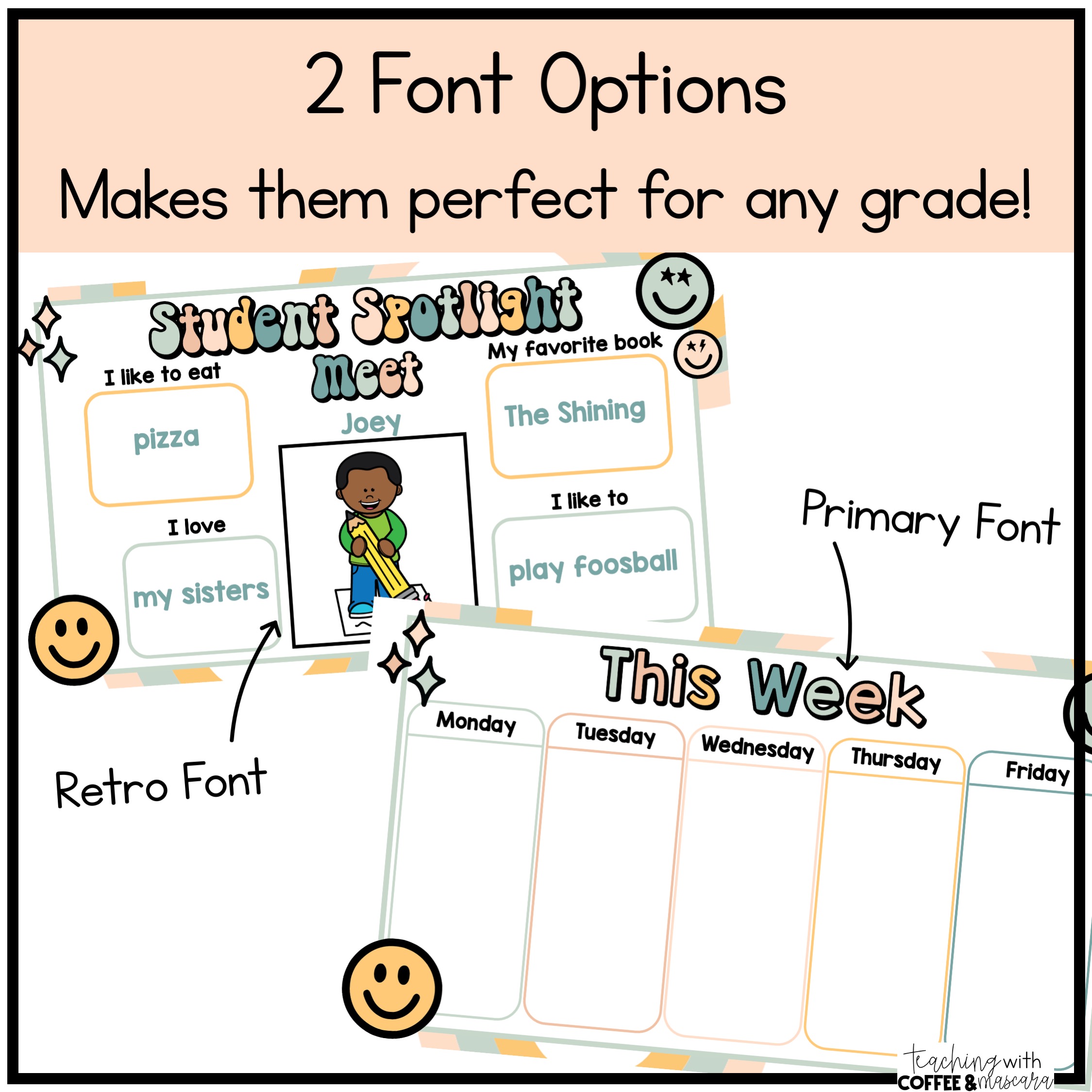 Retro Daily Slides Templates - Classful