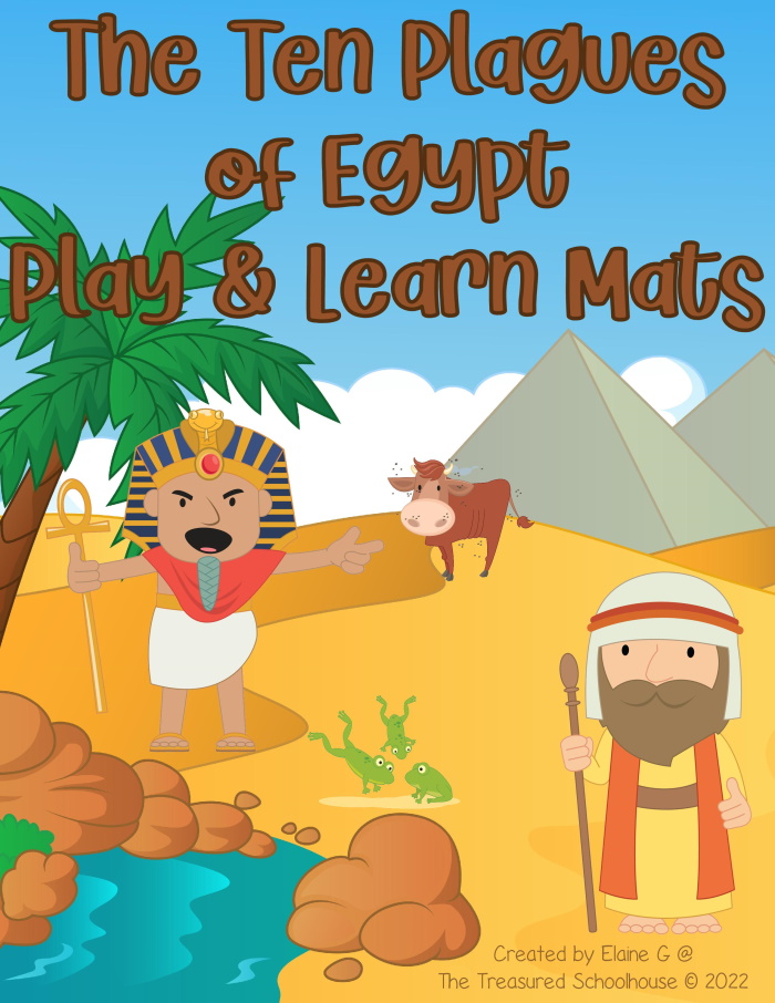 Ten Plagues of Egypt Busy Mats or Book - Classful