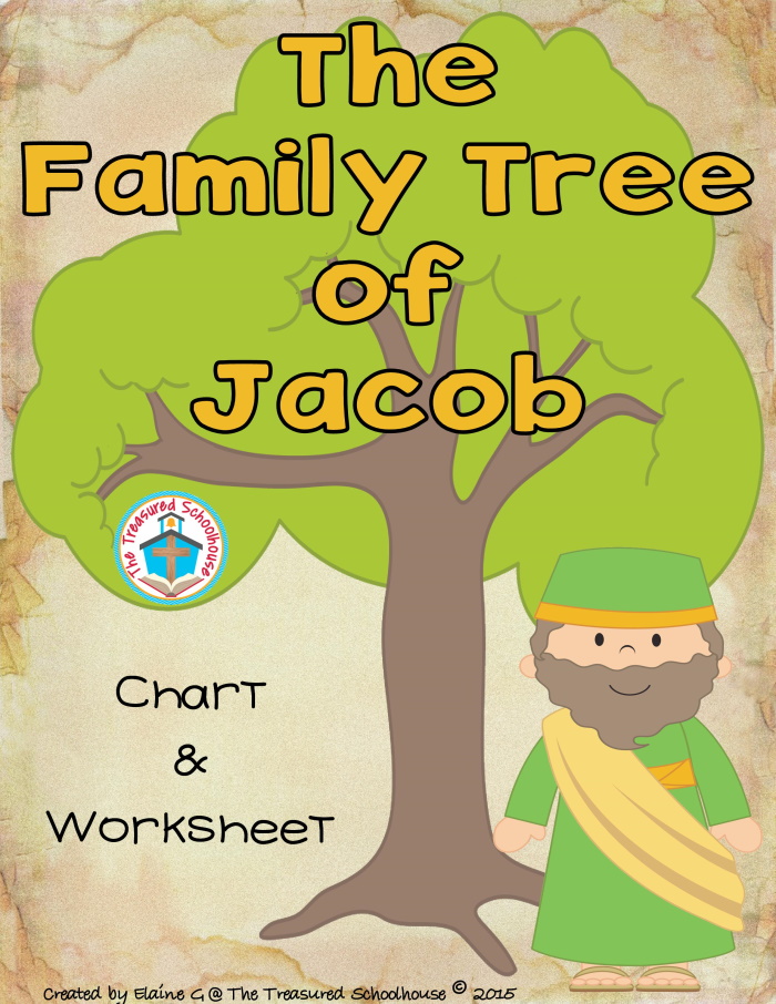 The Family Tree of Jacob Chart and Worksheet - Classful