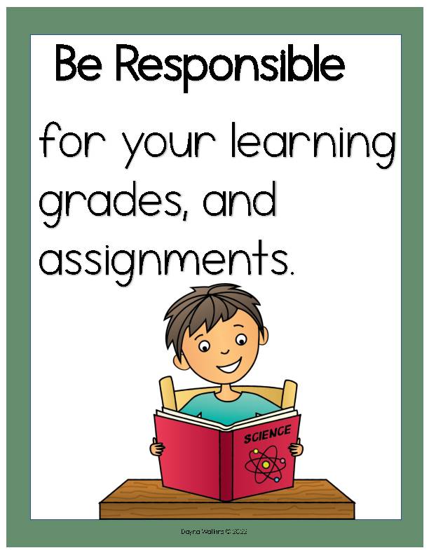 Being Responsible Clipart