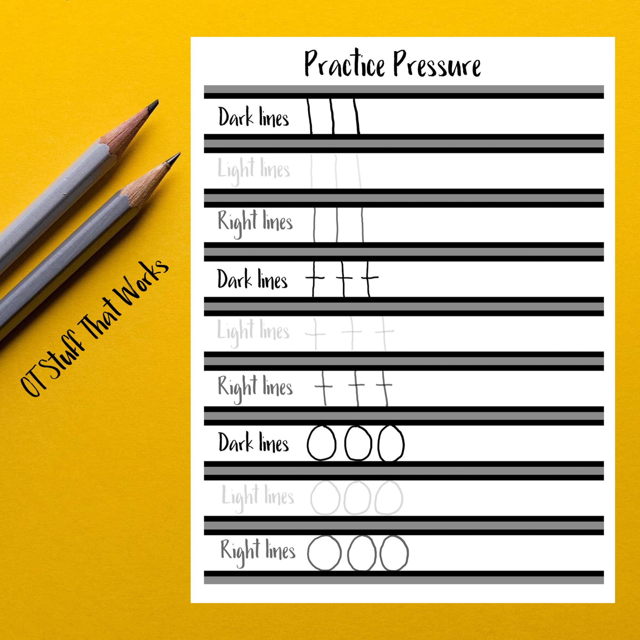 Practice Pressure Writing Activity - Classful