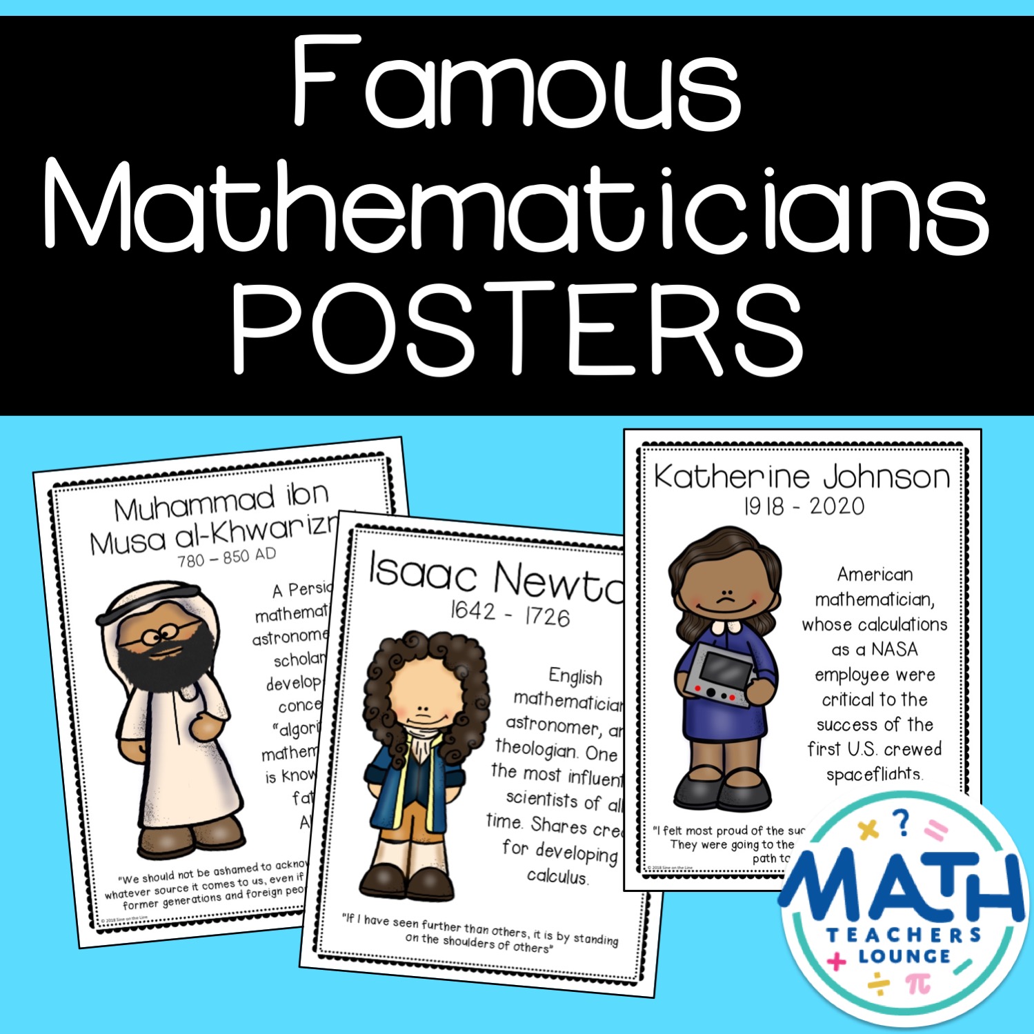 Famous Mathematicians Posters - Classful