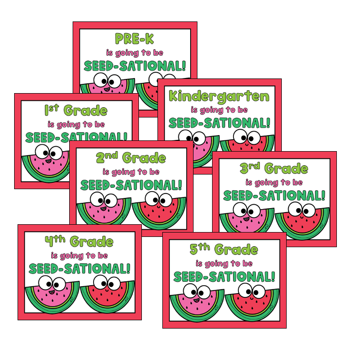 Back to School Watermelon Writing Craft - Classful