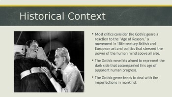 Frankenstein Background Powerpoint - Classful