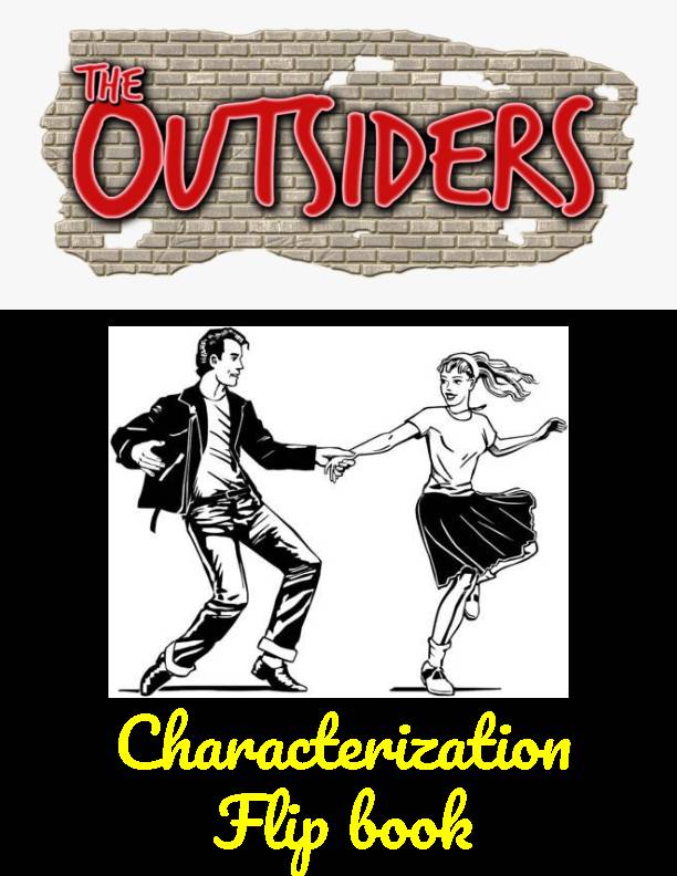 The Outsiders Characterization Flip Book - Classful