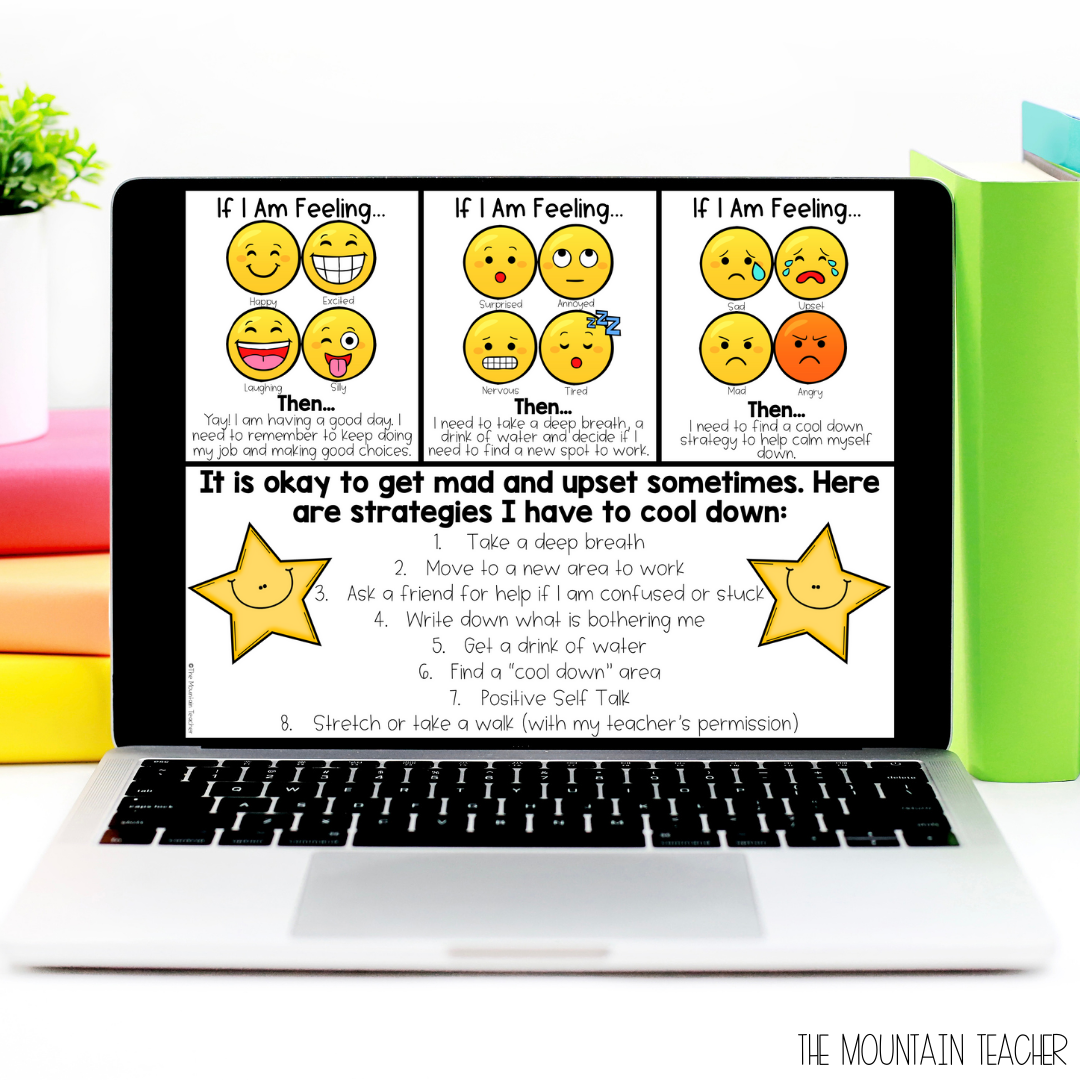 Editable Identifying Feelings and Emotions Chart for Social Emotional ...