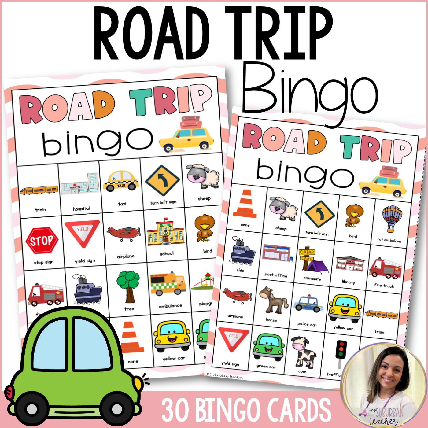 Summer Games Road Trip Bingo - Classful