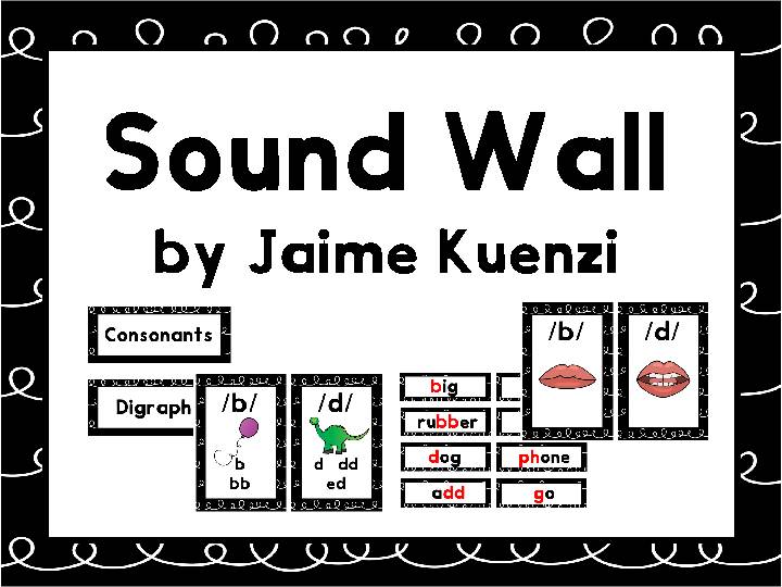 Sound Wall - Black and White - Classful