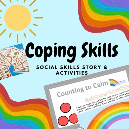 Autism Preschool Coping Strategies- Social Story with Visual Supports ...