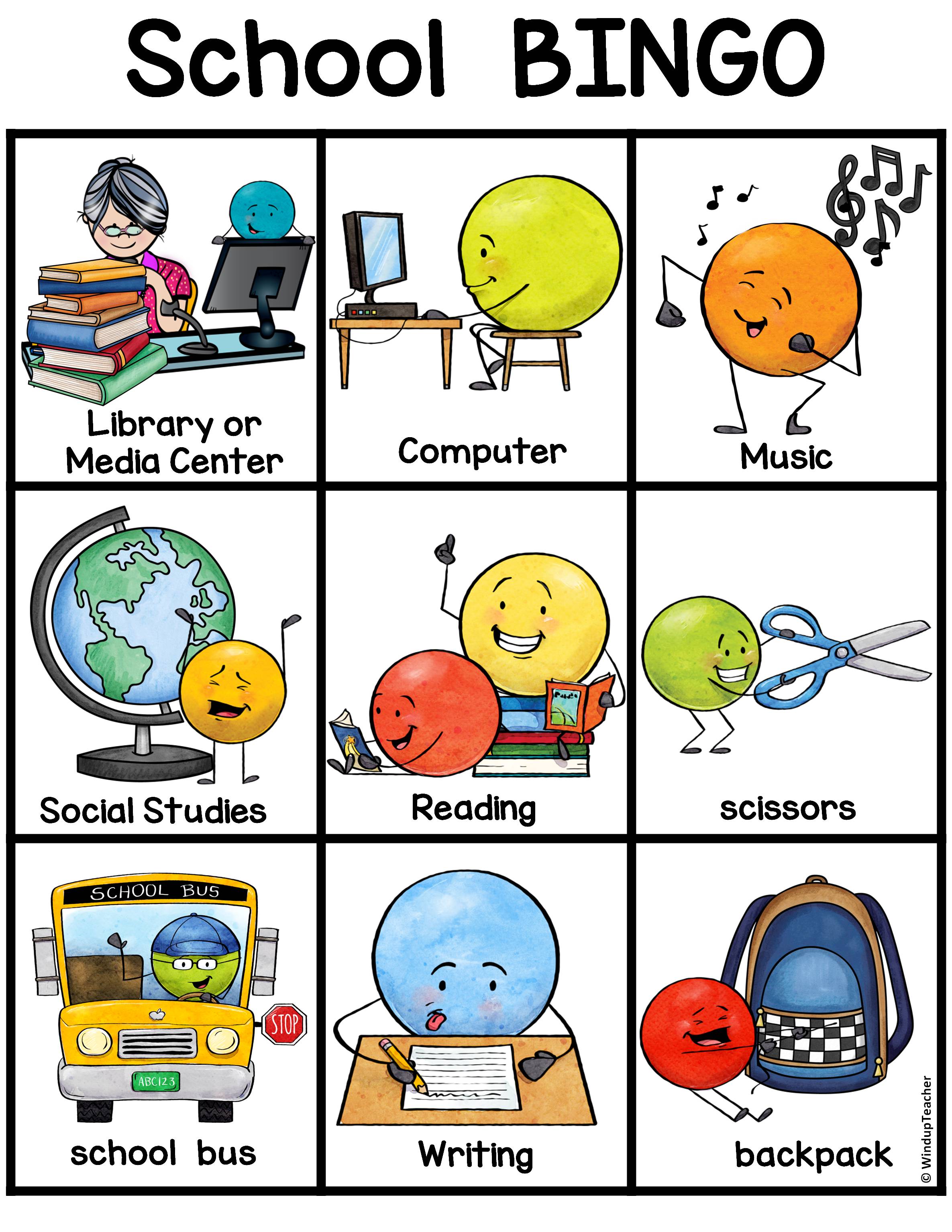 Back to School BINGO - Classful