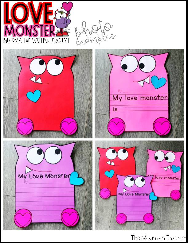 Love Monster Craft | Valentines Day Activity - Classful