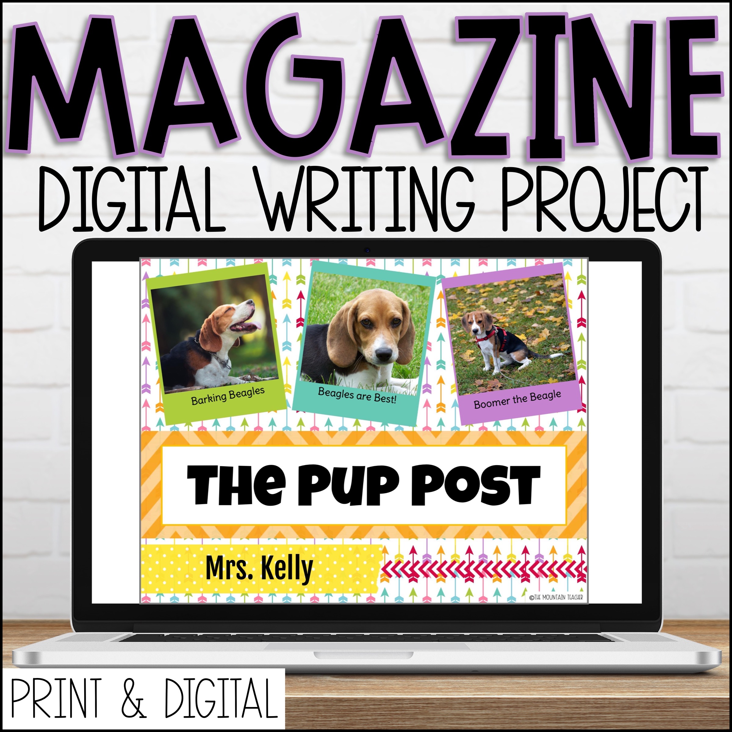 Magazine Project | Google Slides | Passion Writing Template with Videos ...