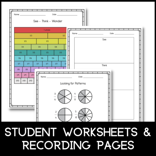 3rd Grade Equivalent Fraction Activities | Inquiry Based Math PYP ...