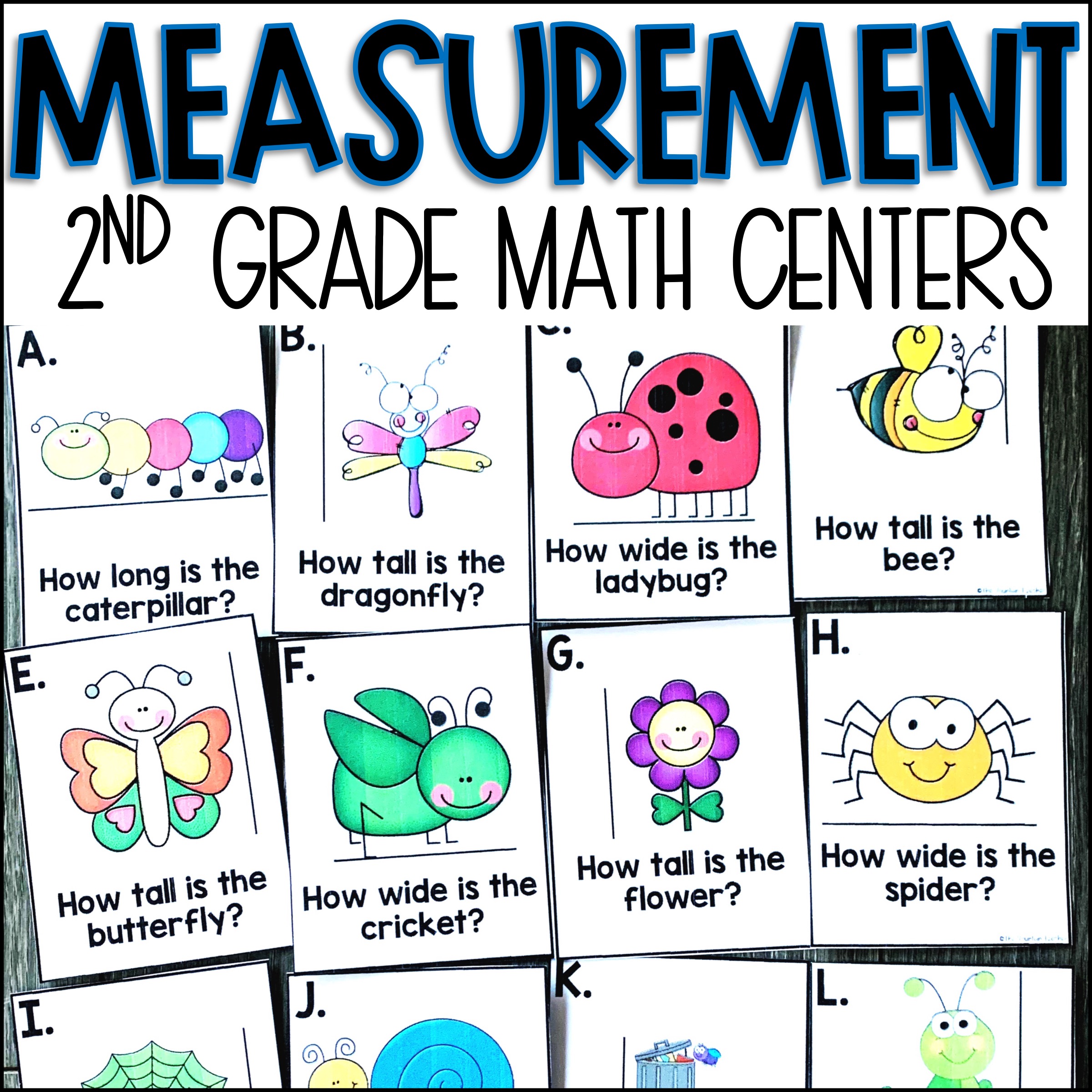 Measurement Activities | 2nd Grade Math Centers - Classful