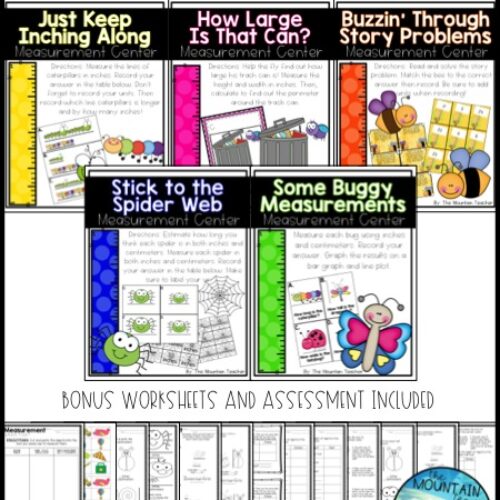 Measurement Activities | 2nd Grade Math Centers - Classful