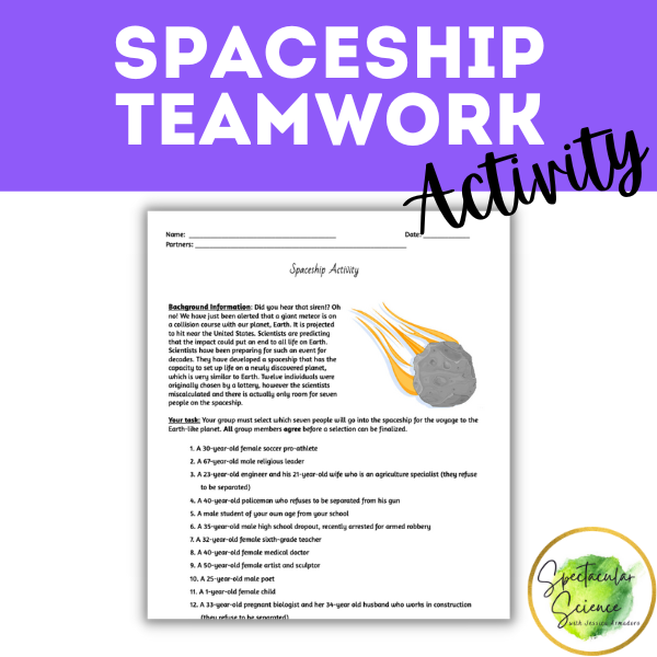 Back To School Spaceship Activity - Classful