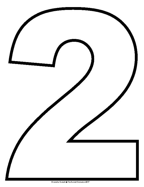 Number Outlines 0-20 - Classful