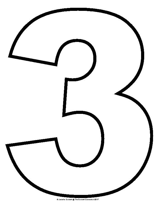 Number Outlines 0-20 - Classful