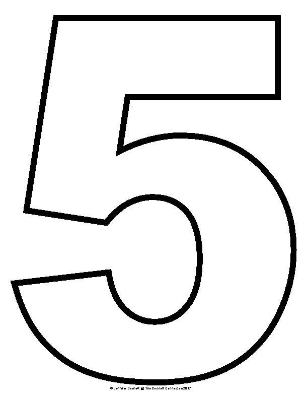 Number Outlines 0-20 - Classful