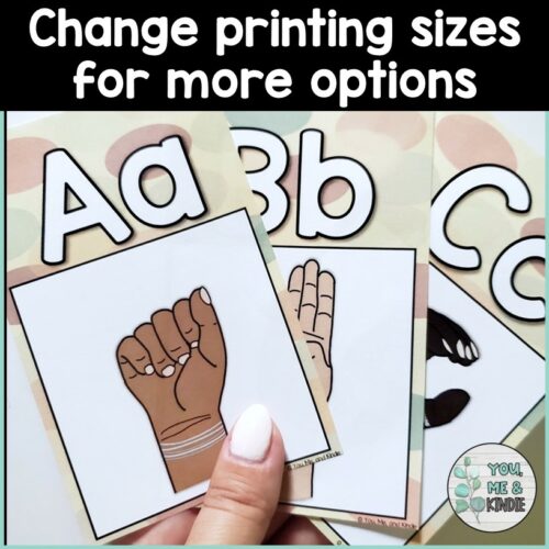 Alphabet Posters with Diverse Representation, Boho and Bark - Classful