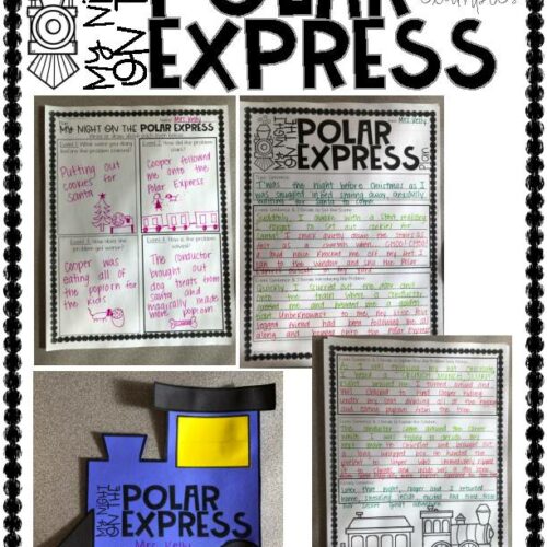 The Polar Express Writing Prompt Activity and Craft - Classful