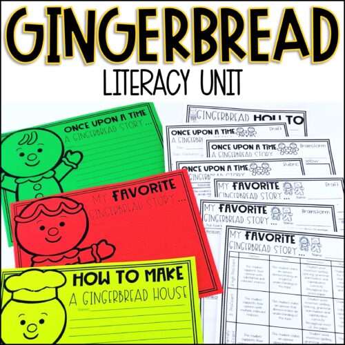 Gingerbread Man Activities | Reading and Writing Unit - Classful