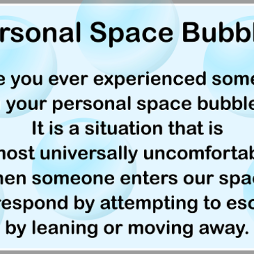Ready to Use Social Emotional Learning Lesson PERSONAL SPACE Bubble ...