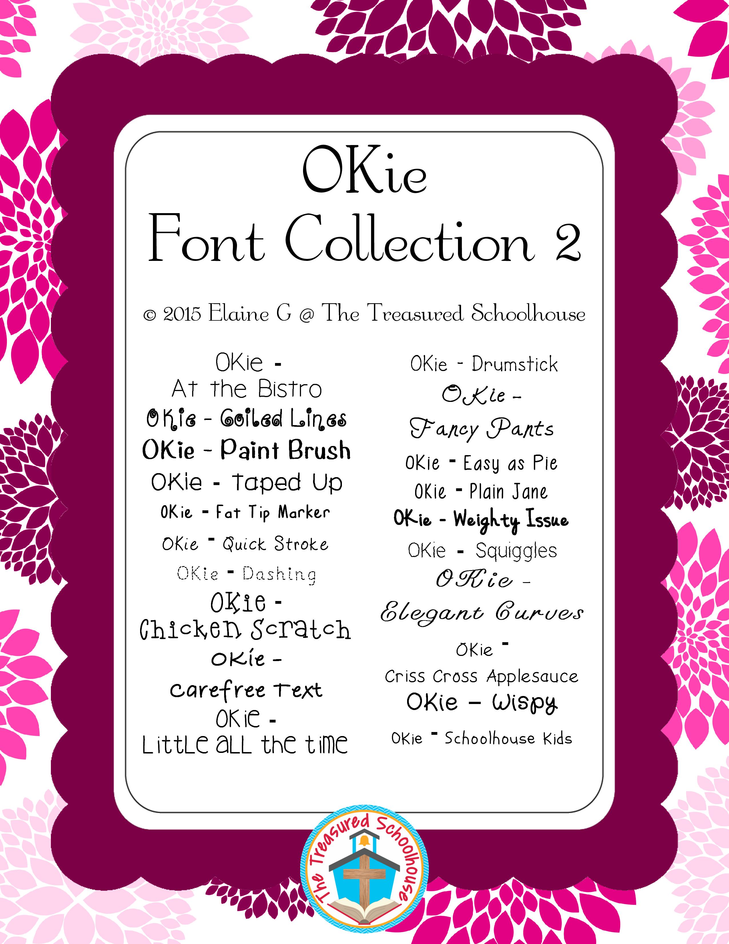 OKie Font Collection 2 - Classful