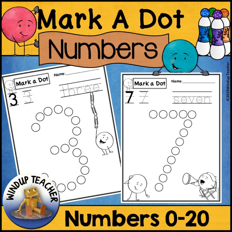 Alphabet Letters and Numbers Dot Dauber BUNDLE Do-A-Dot Marker ...