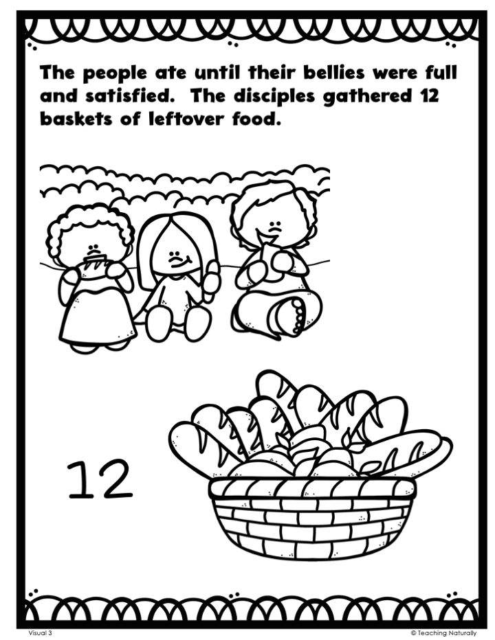 Feeding of the 5,000 Bible Lesson for Preschool/Kindergarten - Classful