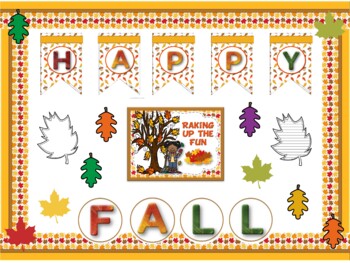 Fall Bulletin Board Kit with Writing Activities - Classful