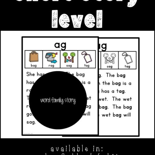 CVC Word Reading Fluency for ag Word Family - Classful