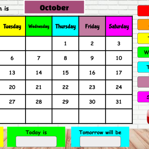 Interactive Class Calendar in PowerPoint - Classful